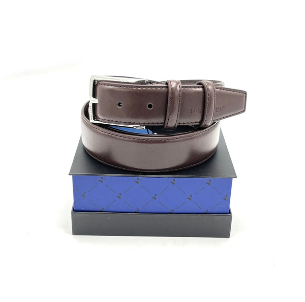 Leather belt with gift box, Navigare, art. A3070/35.062 - Suie Valentini