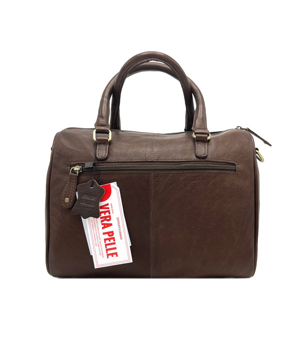 Genuine Leather shoulder bag, Brand Basile, art. BA3674DX.392 - Suie ...